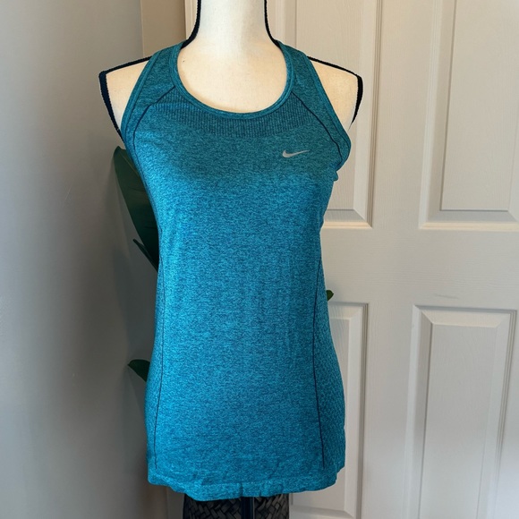 Nike | Tops | Nike Drifit Blue Tank M | Poshmark